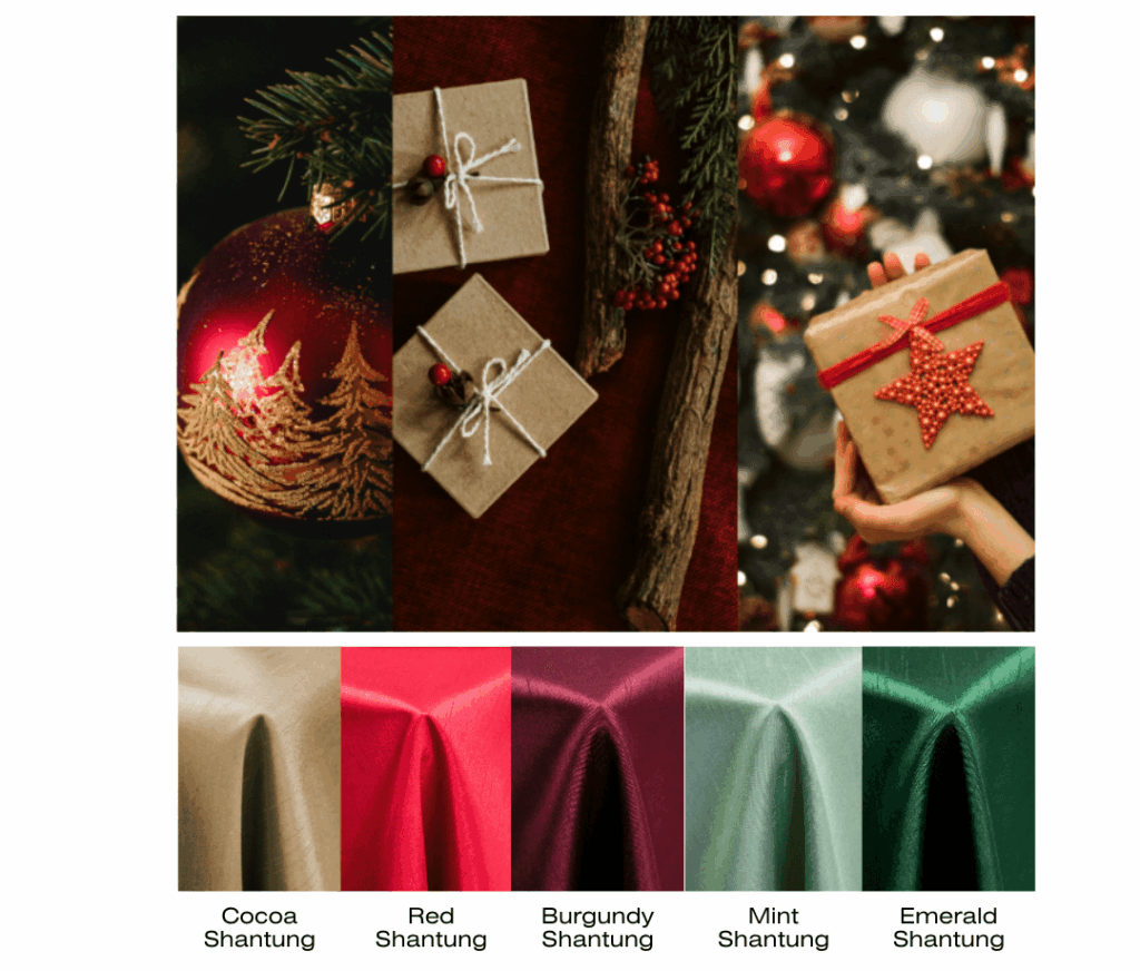 Shantung Holiday Color Pallettes